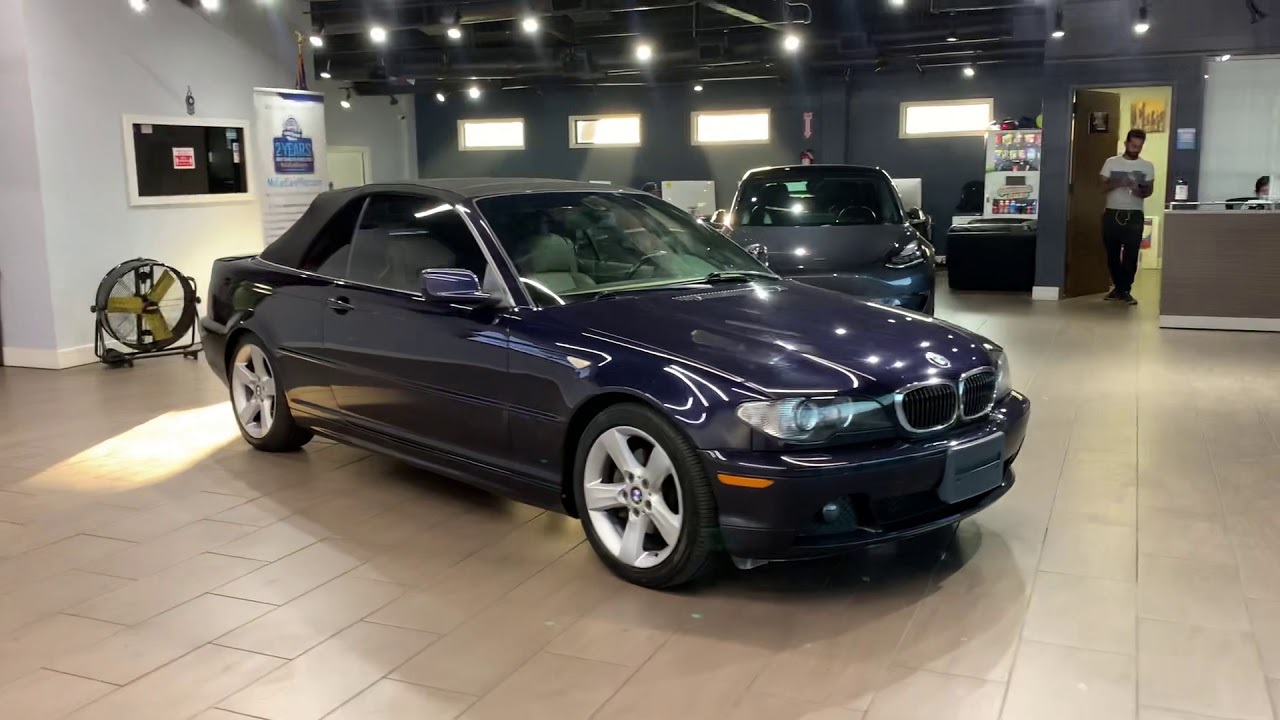 2004 BMW 3 Series 325CI convertible RWD I6 2.5L Automatic - YouTube