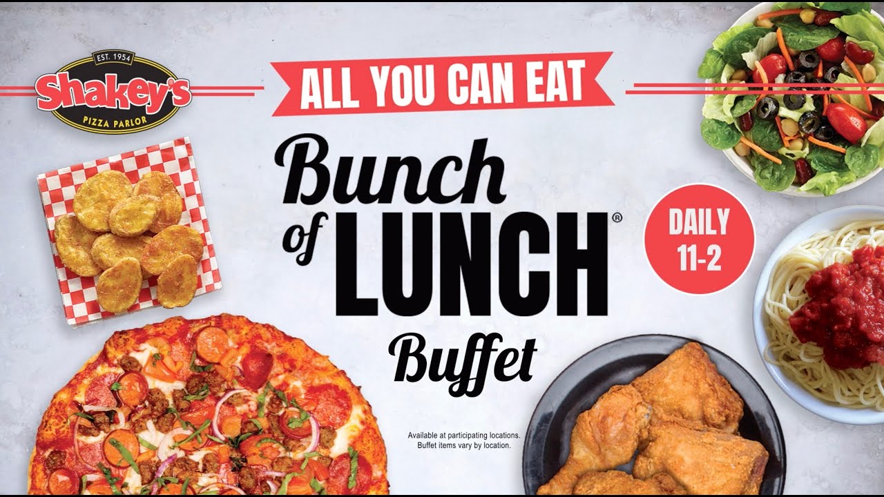 Do Lunch Better with Shakey's Bunch of Lunch Buffet - YouTube
