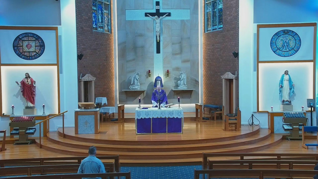 Catholic Mass for 4th Week of Lent - Tuesday 1 April 8am - YouTube