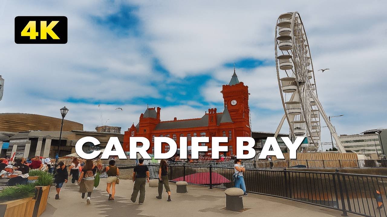 4K Cardiff Bay Walk 🎉 Stumbled into a Massive Food Festival! - YouTube