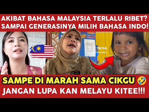 🇲🇾 MALAYSIA LAGI PANIK! BOCIL MALAYSIA LEBIH FASIH BAHASA INDONESIA?! 😱