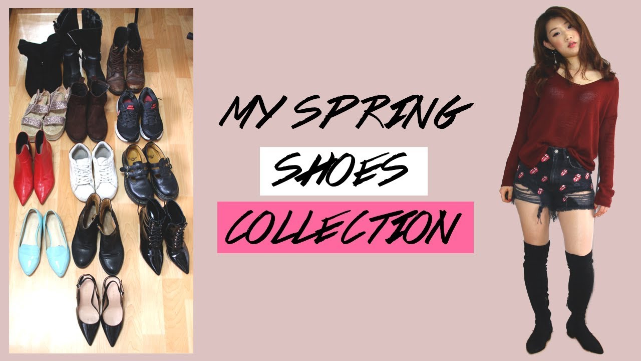 my spring shoes collection - YouTube