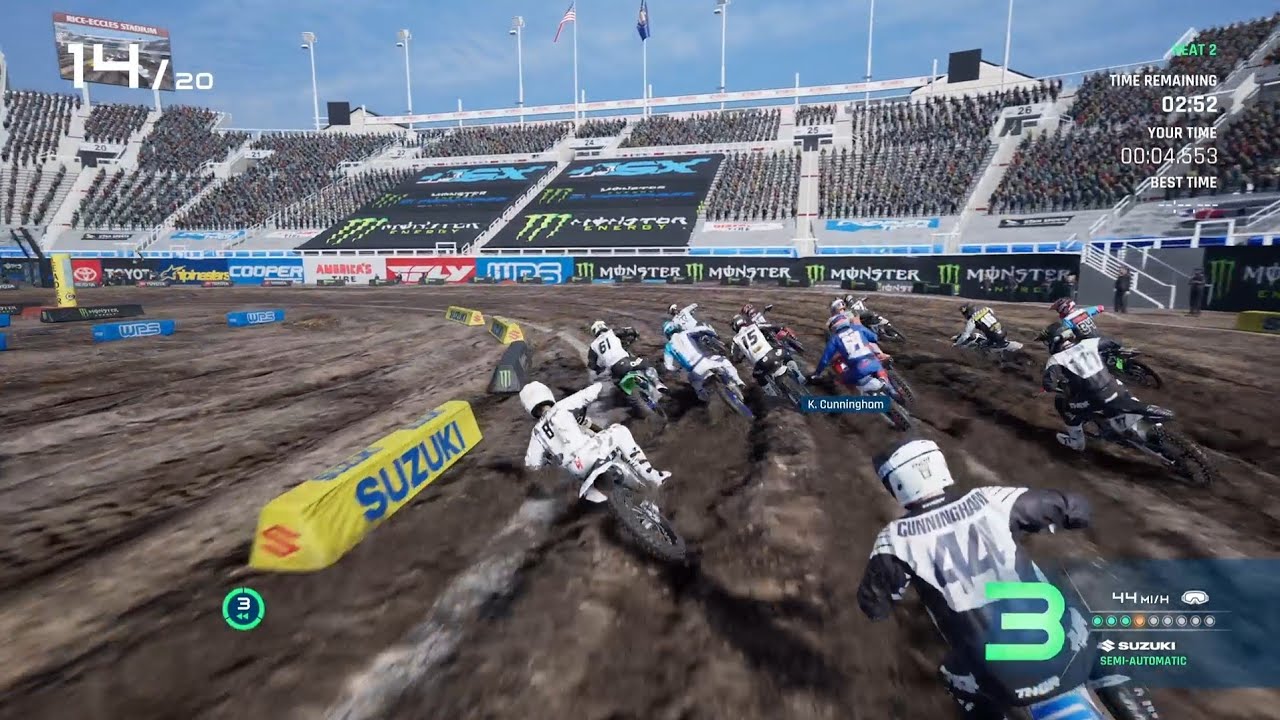 Monster Energy Supercross 4 - Quick Mode Gameplay - YouTube
