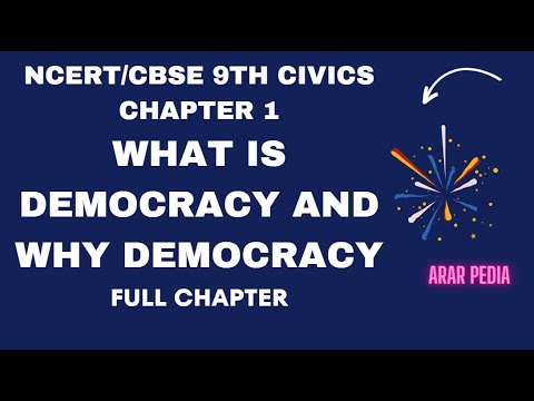 NCERT book class 9 Social science civics chapter 1 what is democracy ...