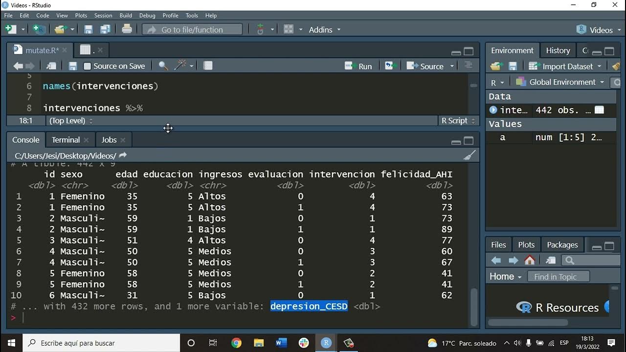 Crear variables con mutate(), ifelse() y case_when() - YouTube