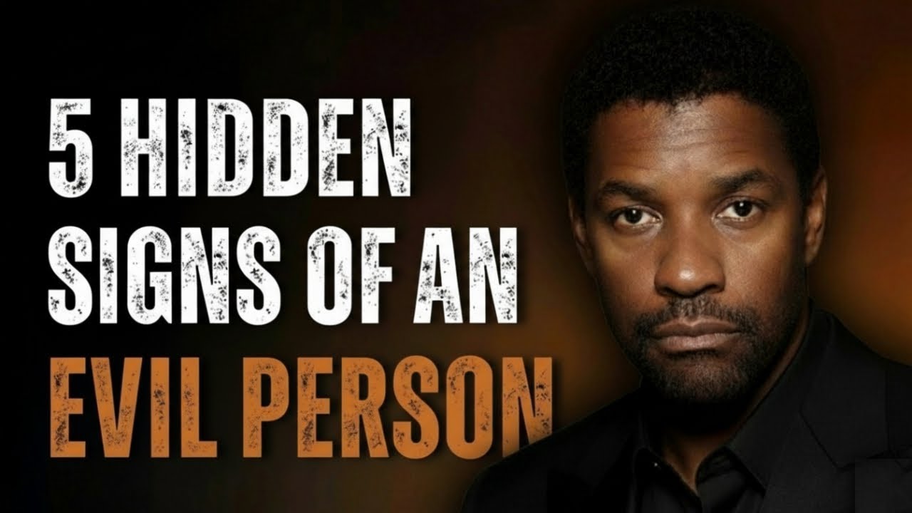5 Hidden Signs of an Evil Person – Denzel Washington's Inspiration ...