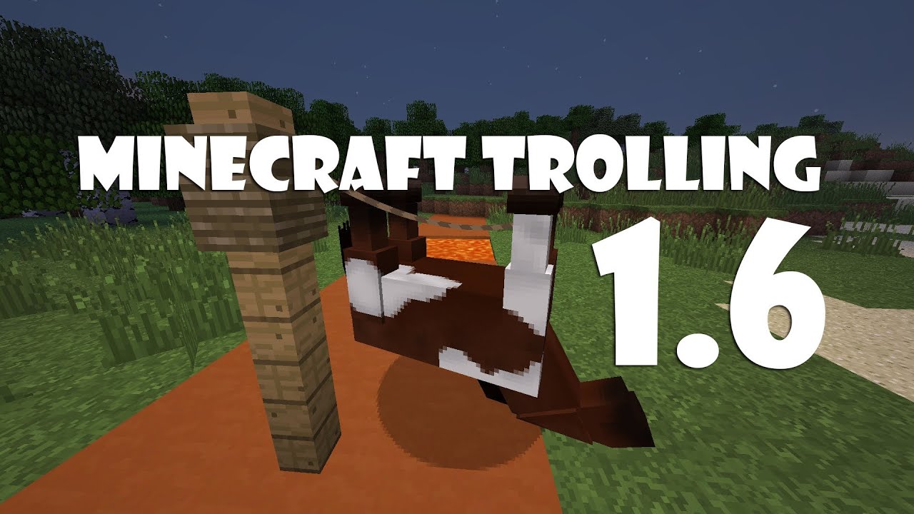 Minecraft Trolling: 1.6 (ItsJerryAndHarry) - YouTube