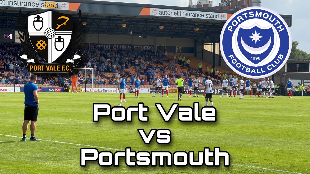Match Day Vlog || Port Vale vs Portsmouth - YouTube