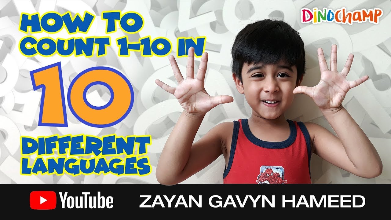 How To Count 1 10 In 10 Different Language YouTube How To Count 1 10 In 10 Different Language YouTube