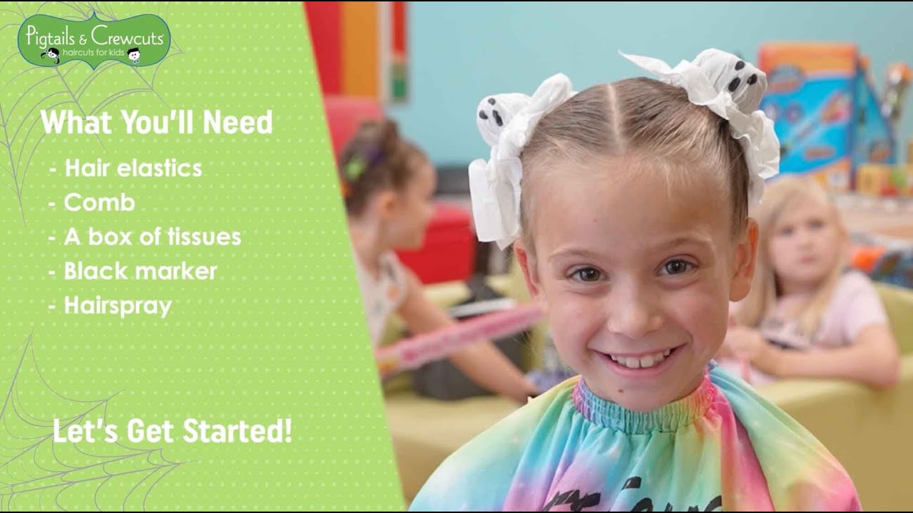 Let’s Make Ghost Buns - Pigtails & Crewcuts: Haircuts for Kids - YouTube