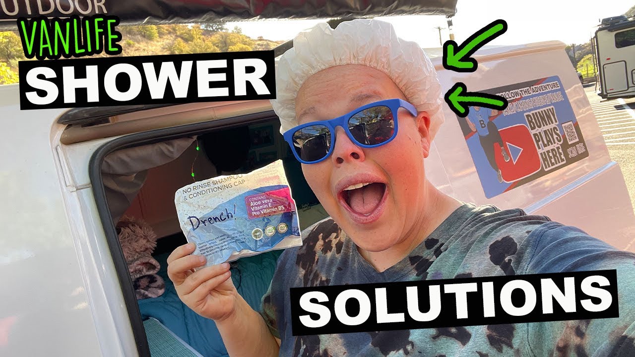 Van Life Shower Solutions | How To Wash Your Hair In A Van Without A ...