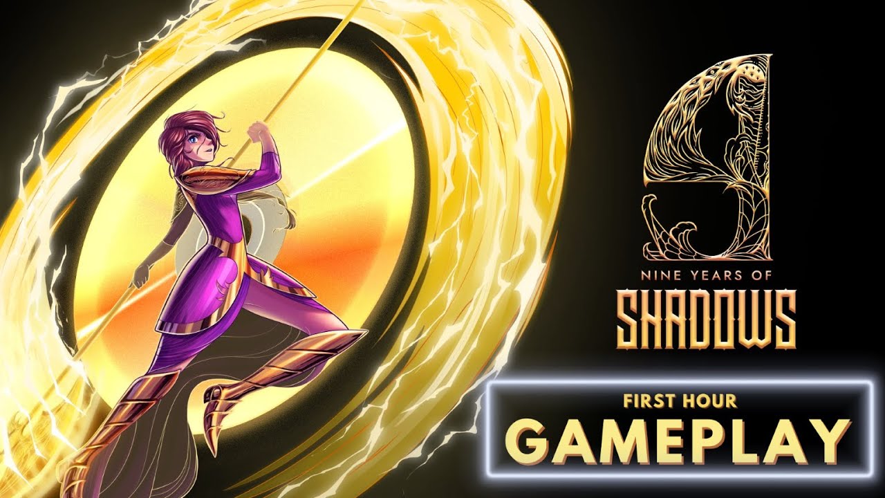 Nine Years of Shadow || First Hour Gameplay || Action, Metroidvania ...
