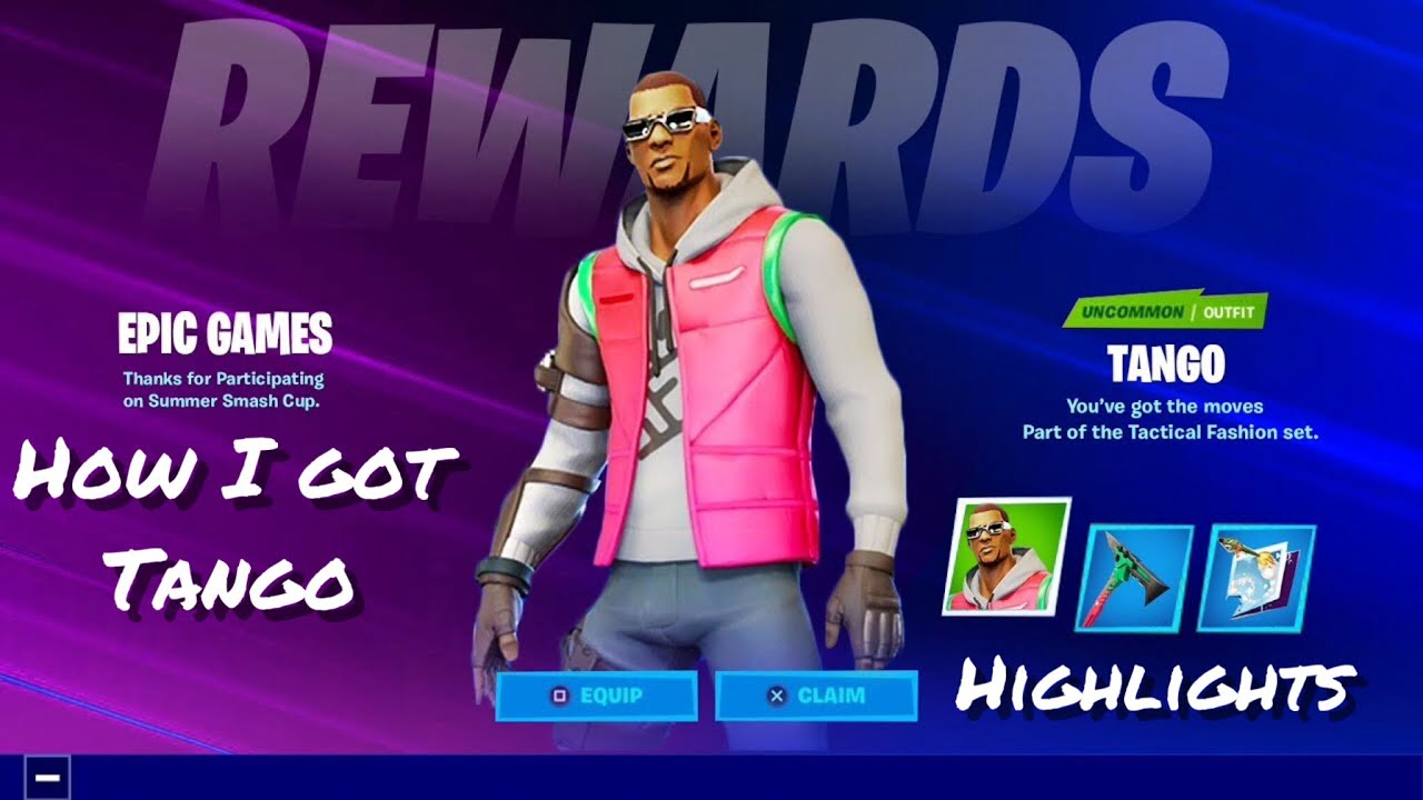 How I Got The Tango Skin + Other Rewards! (PS4 Celebration Cup ...