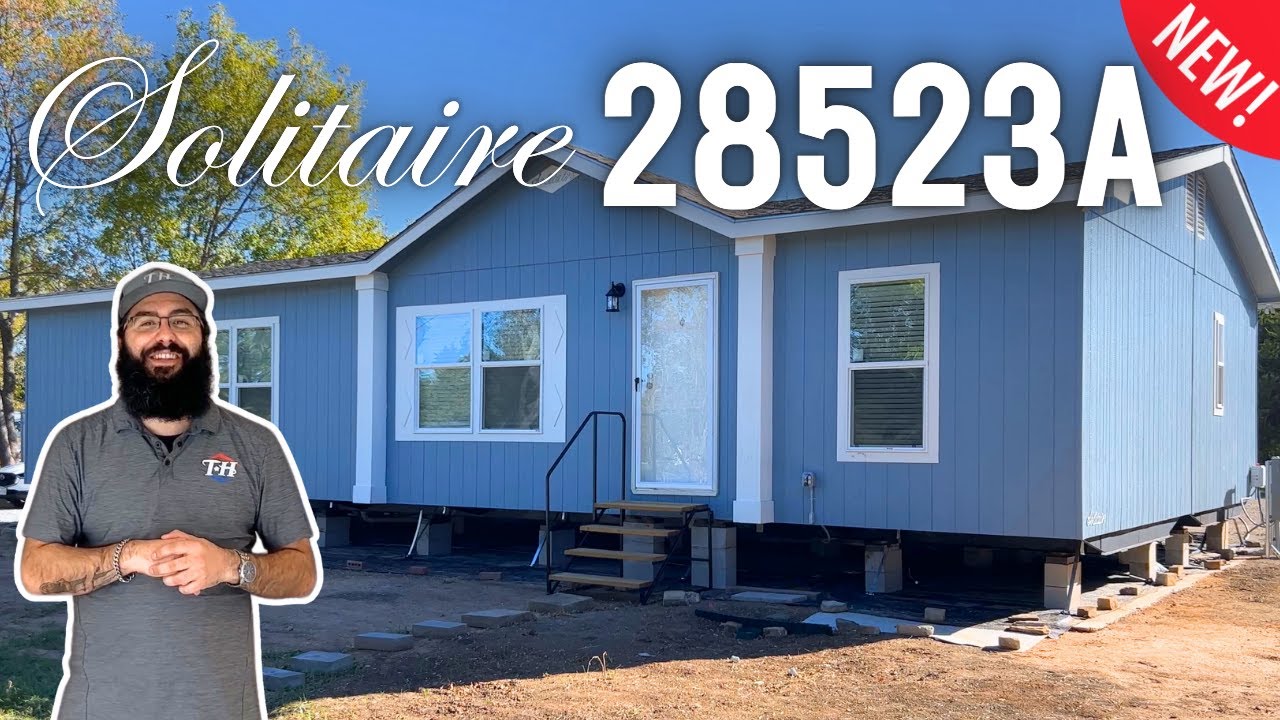 Solitaire Homes 28523A Full Home Tour | Double Wide Manufactured Home ...