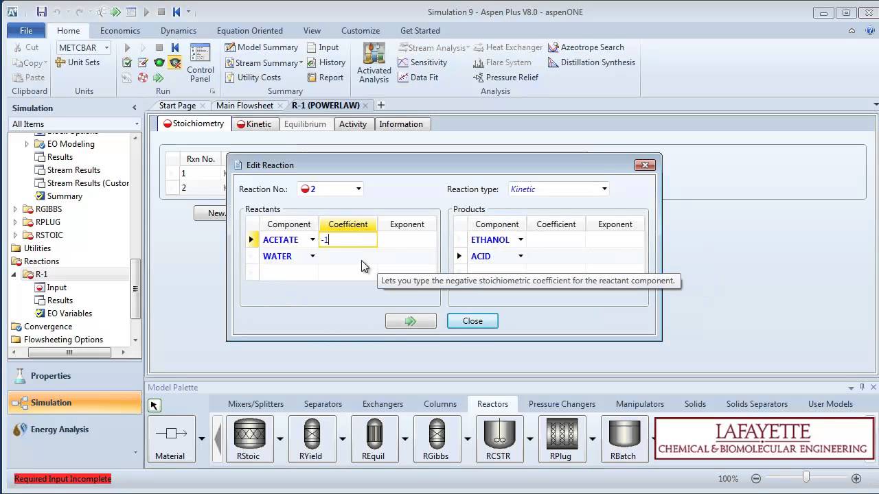 Aspen Plus 2 2 Reactors Example Problem YouTube aspen-plus-2-2-reactors-example-problem-youtube