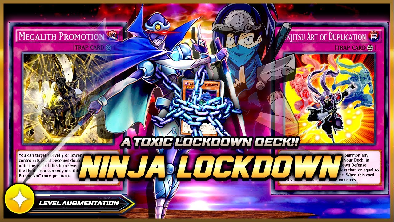 THIS NEW NINJA DECK GOT TOXIC LOCKDOWN SUPPORT / SHINGETSU LOCK! [Duel ...