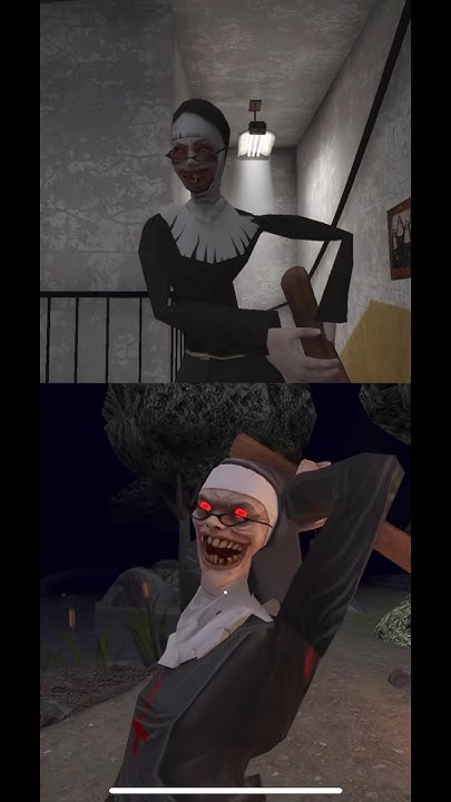 Evil Nun Vs Evil Nun In Ice Scream 8 | Jumpscare Battle #shorts #capcut #edit #keplerians # ...