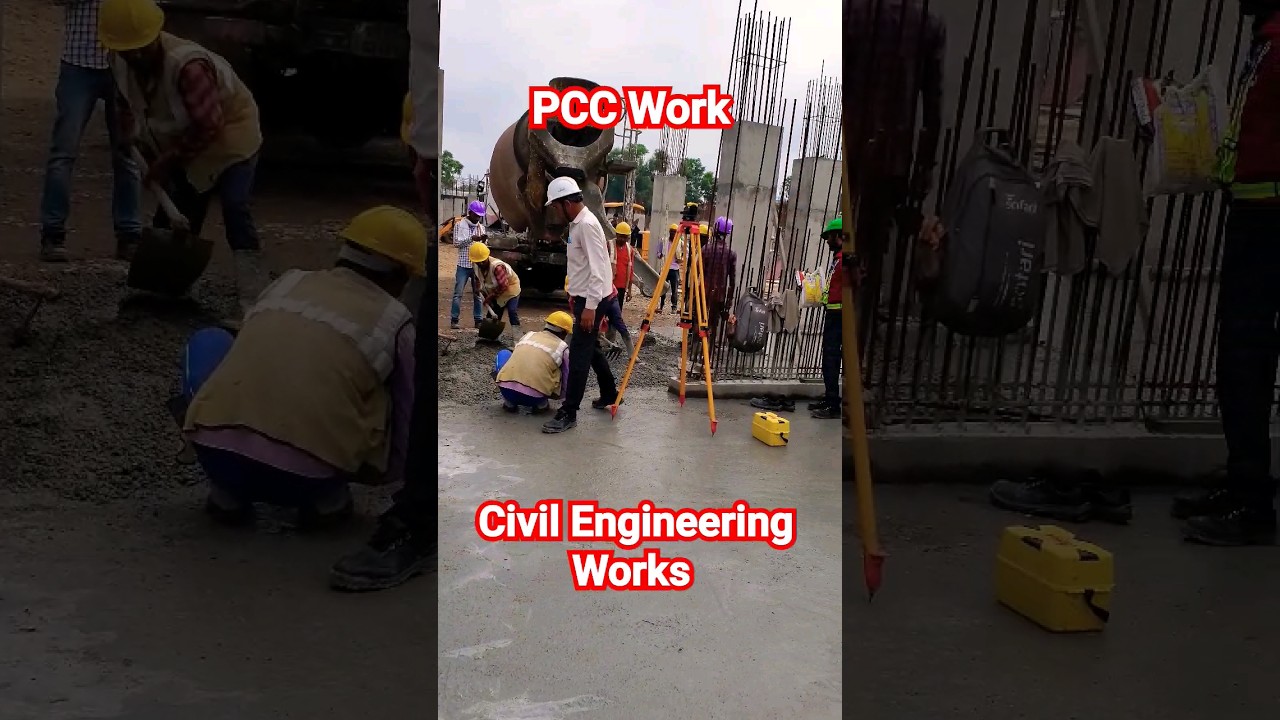 PCC Work, Civil engineering jobs, #jobs #engineering - YouTube