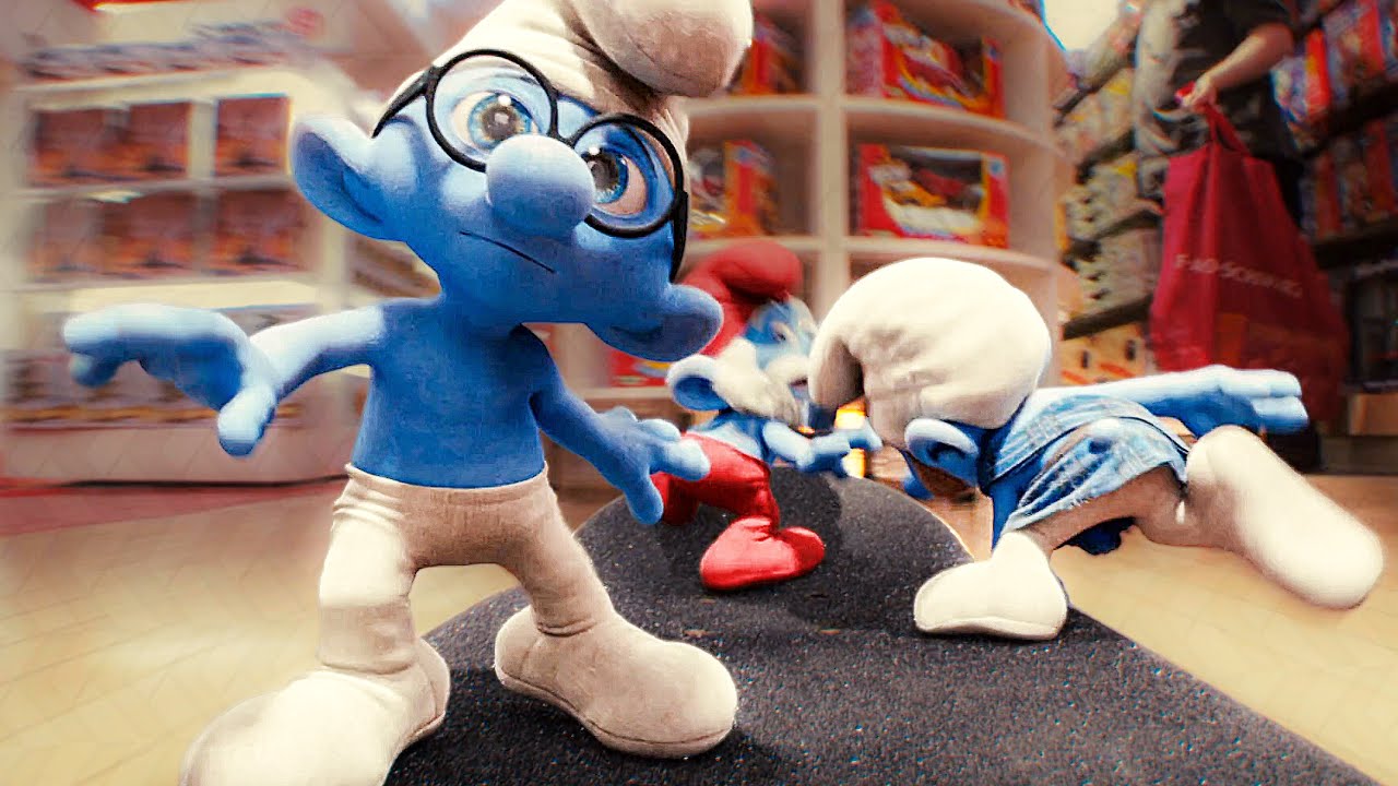The Smurfs Turn a Toy Store Into a Battle Arena | The Smurfs (Neil ...