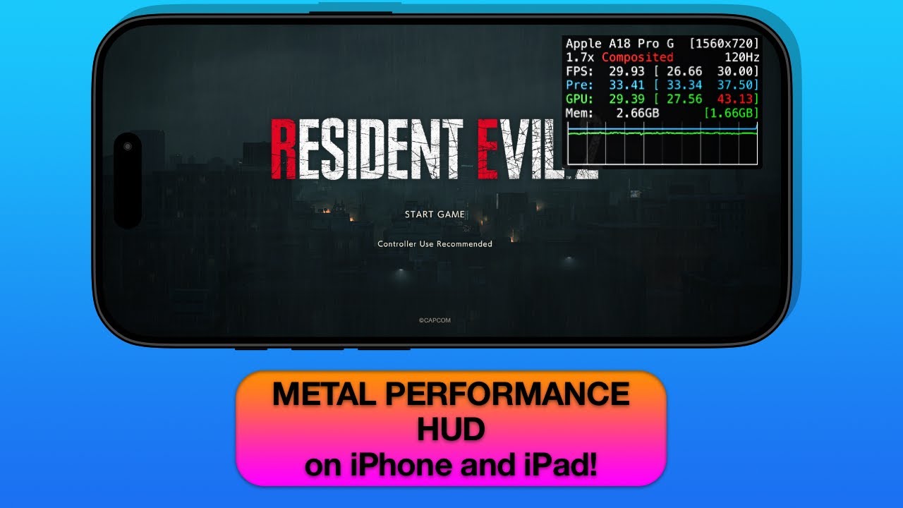 How To Enable Metal Performance HUD on iPhone or iPad in 2025! [EASY ...
