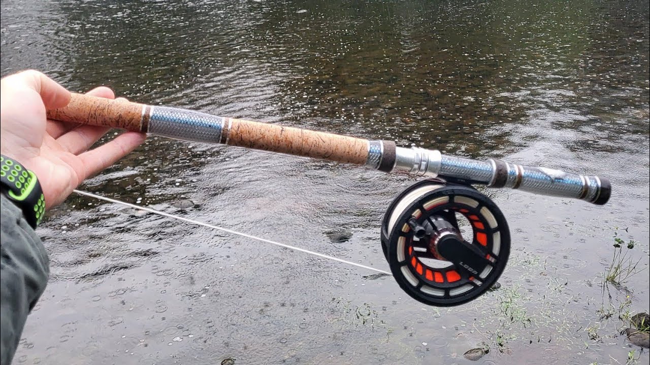 Salmon fly fishing. The unveiling of Exsalmonbur. Rod made by Resilure ...
