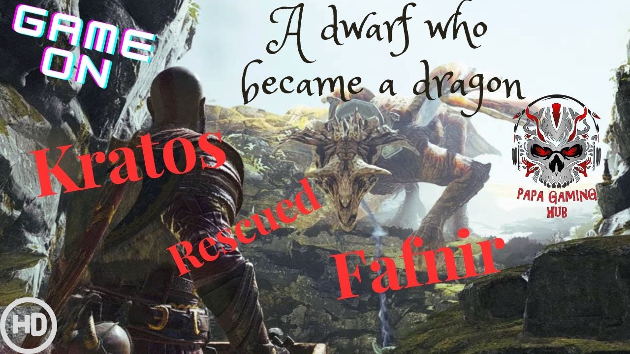 Kratos rescued Fafnir | A Dwarf who turned into a Dragon | God Of War ...