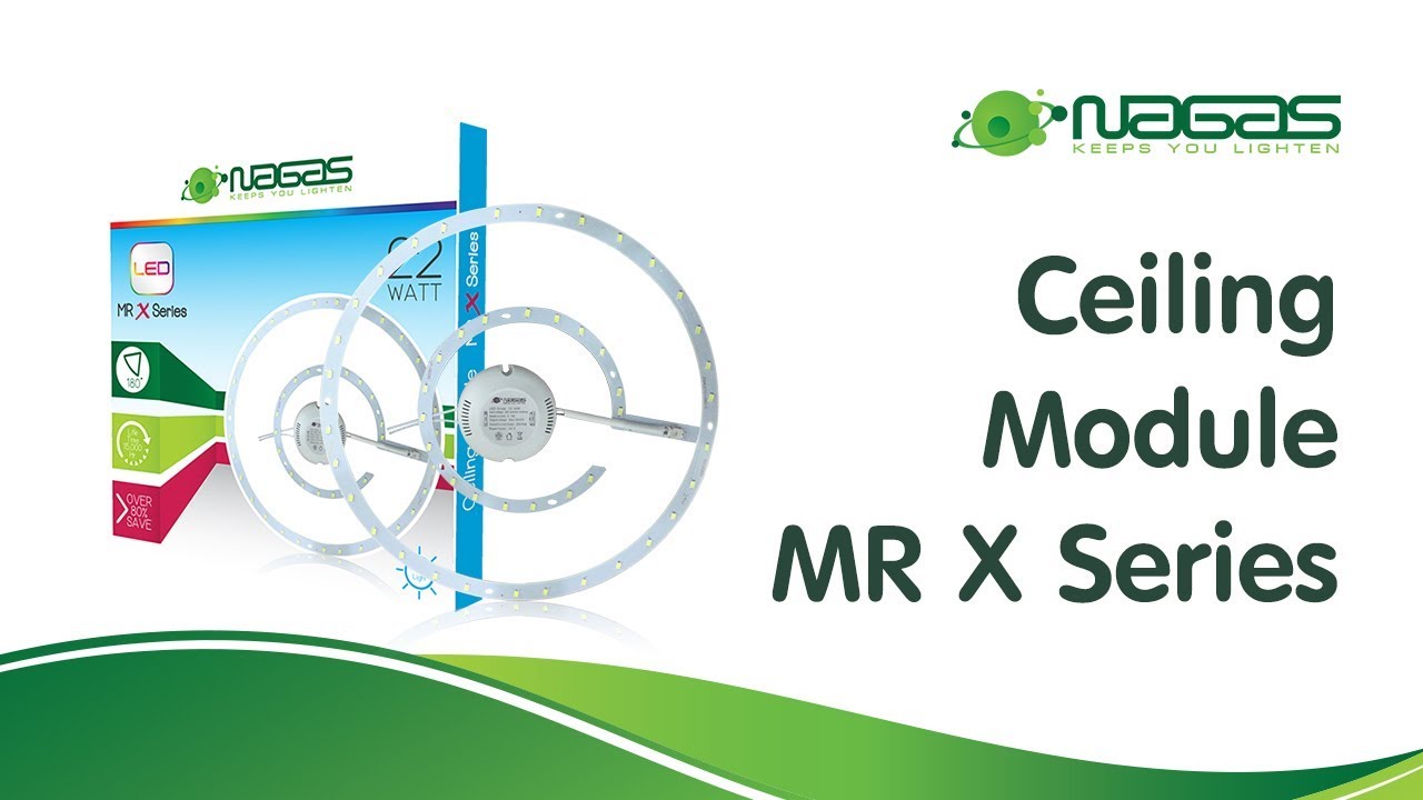 Nagas LED - LED Ceiling Module MR X Series - YouTube