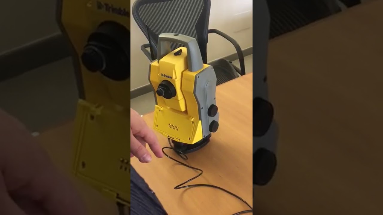 Collegamento Controller Trimble T7 con Trimble 5600 - YouTube