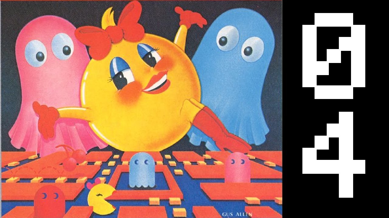 Let's Play Ms. Pac-Man (Atari 2600), Part 4: Three Ghosts - YouTube