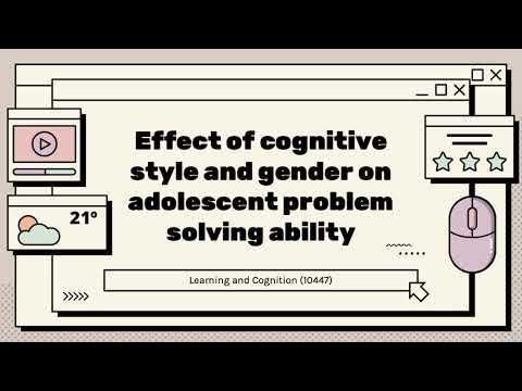 Adolescent Problem Solving Presentation - YouTube