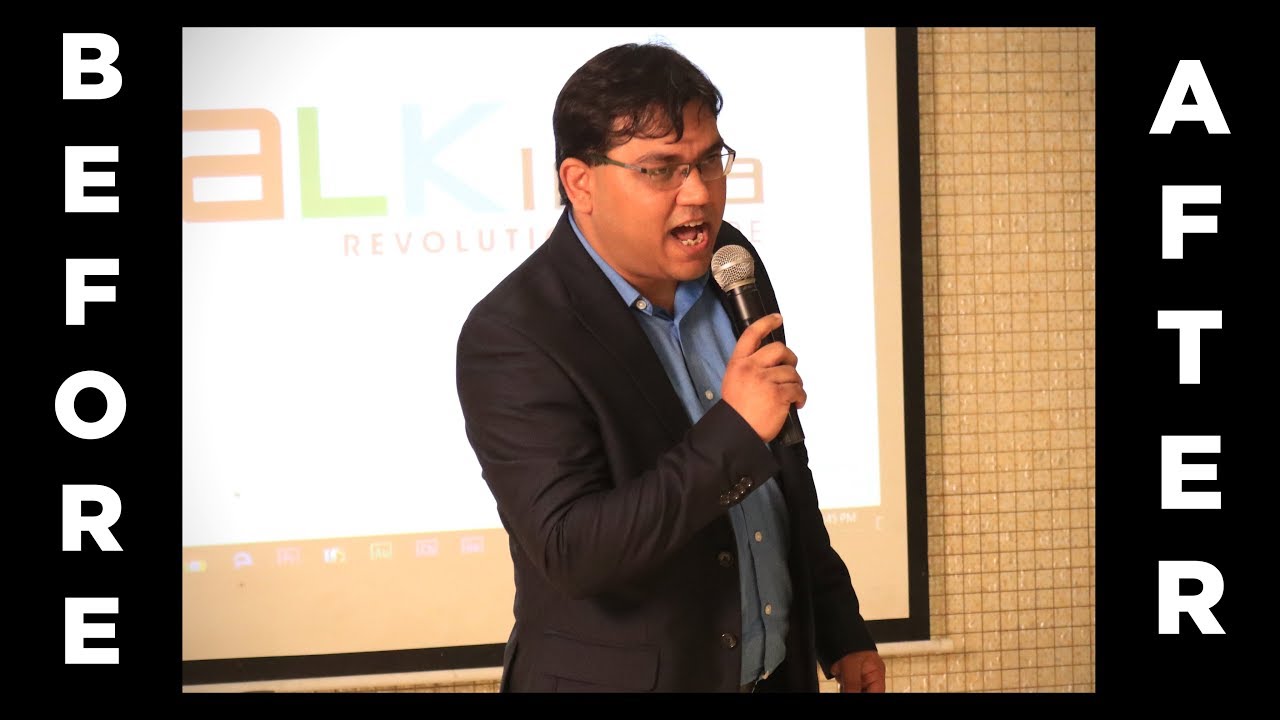 Before and After Speech at India's Best Public Speaking Championship ...