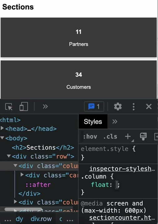 Arrange sections side by side #shorts #css #css3 #html #html5 #javascript - YouTube