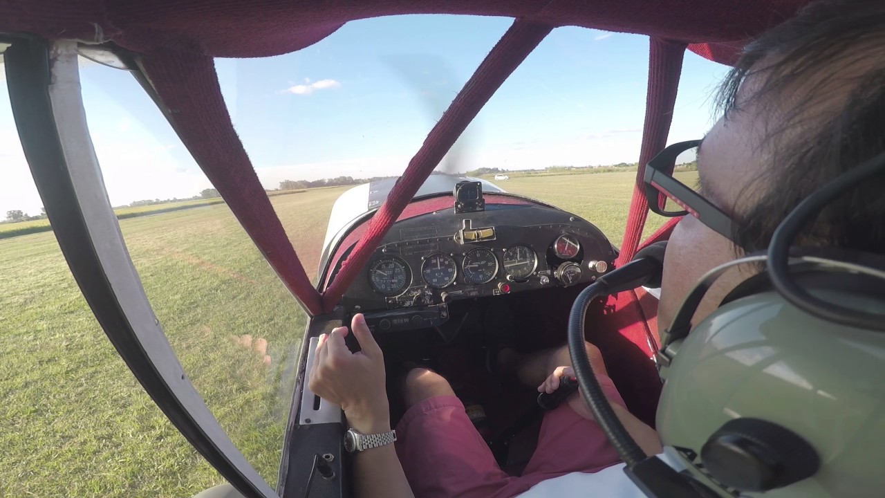 Flight Training: cross wind take off and landings on Piper Cub ...