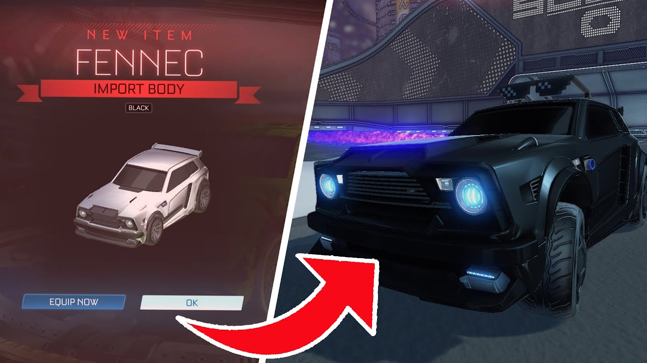 THE *NEW* BLACK FENNEC IN ROCKET LEAGUE! - YouTube