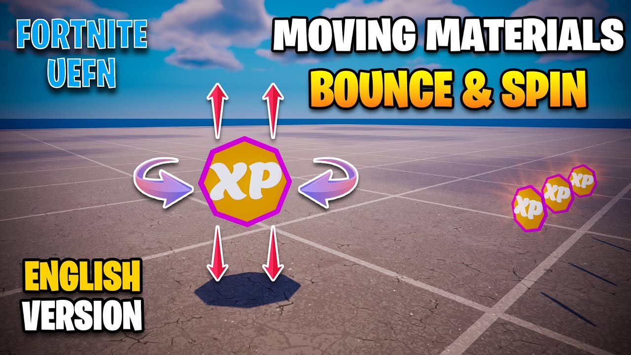 Making Assets Bounce & Rotate in UEFN | Animate Assets Using Materials ...