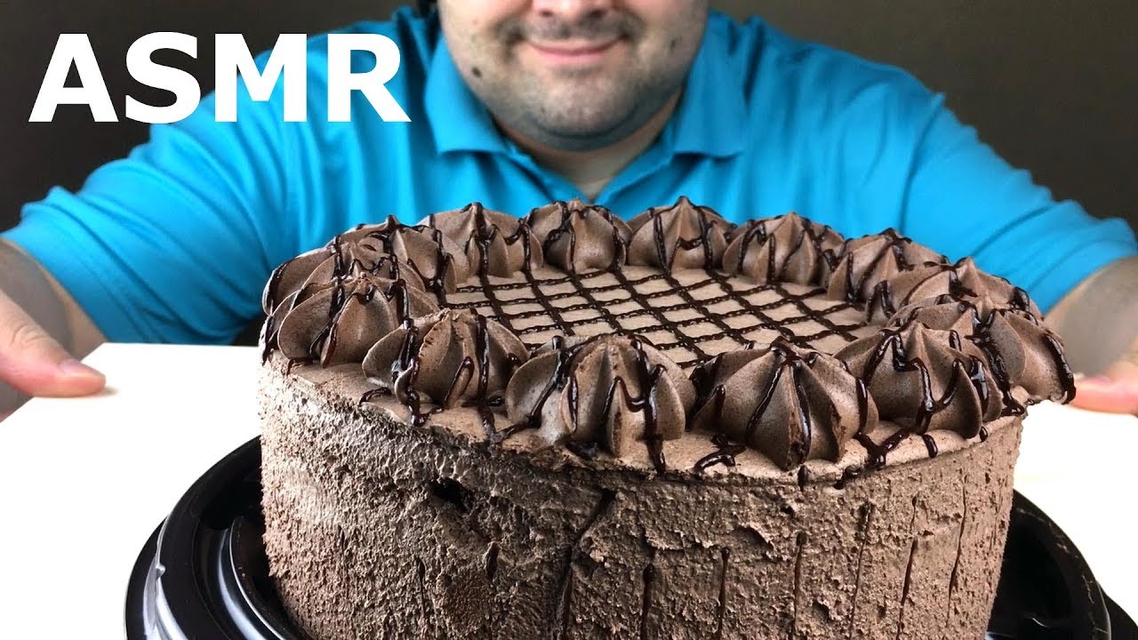 ASMR Dessert CHOCOLATE CAKE | Relaxing Eating Sounds | No Talking - YouTube
