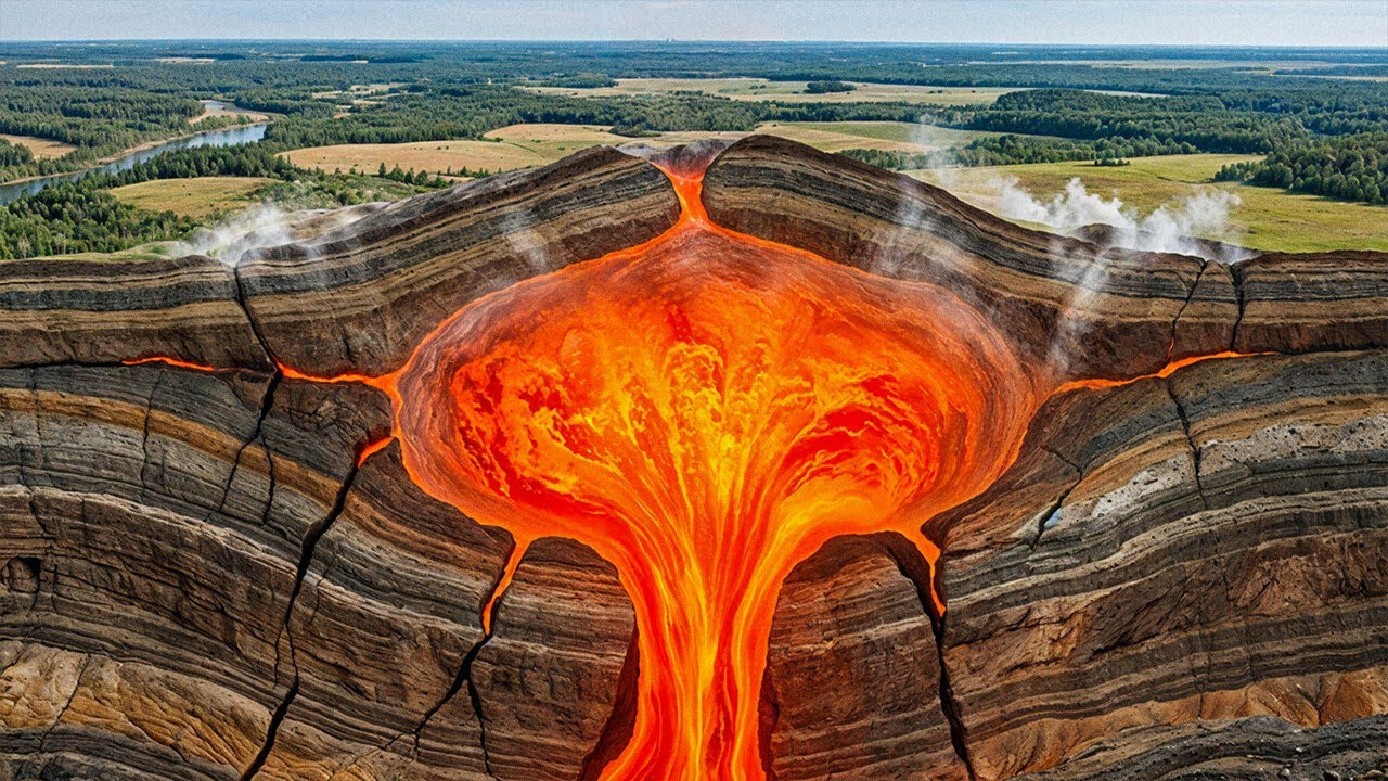 Huge Hole Rips Open in Yellowstone - Is It Starting? - YouTube