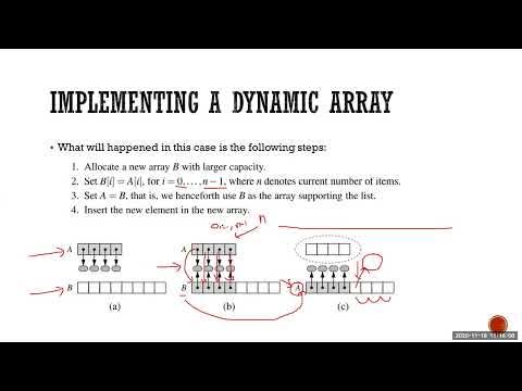 CS 250 Dr Bsoul Array Based Sequences Dynamic Arrays Revision Two Lecture 11 - YouTube