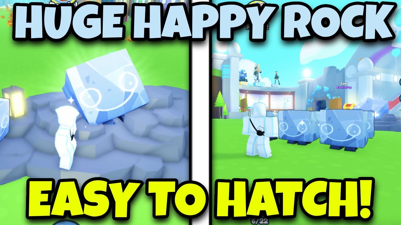 The New *HUGE HAPPY ROCK* Update Is *FINALLY HERE* In Pet Simulator X ...