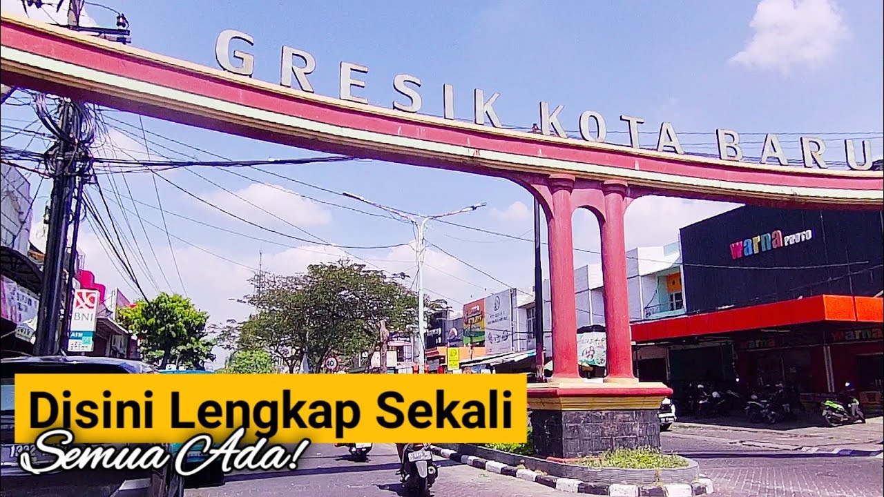 KELILING GKB GRESIK 2023 | GRESIK KOTA BARU | MOTOVLOG - YouTube