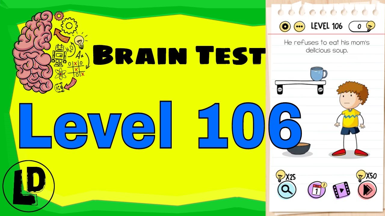 How to Beat Brain Test Level 106 Walkthrough - YouTube