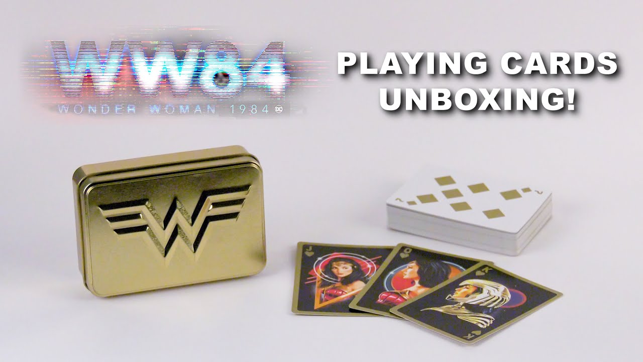 Wonder Woman 1984 Playing Cards Unboxing! - YouTube