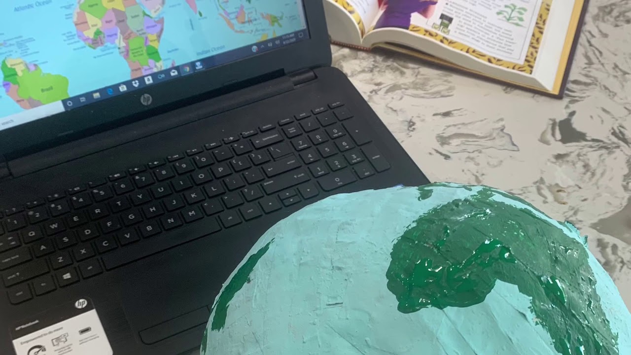 How To Make A Paper Mache GLOBE YouTube How To Make A Paper Mache GLOBE YouTube