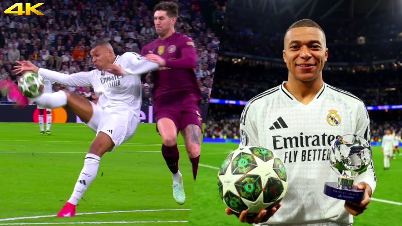Kylian Mbappe vs Manchester City (Home) - 4K - YouTube