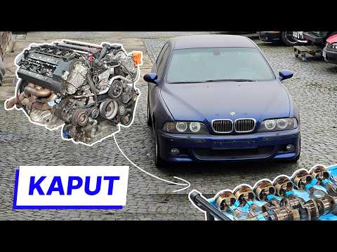 140.000 Meilen langer BMW M5: Zerlegung eines beschädigten V8-Motors