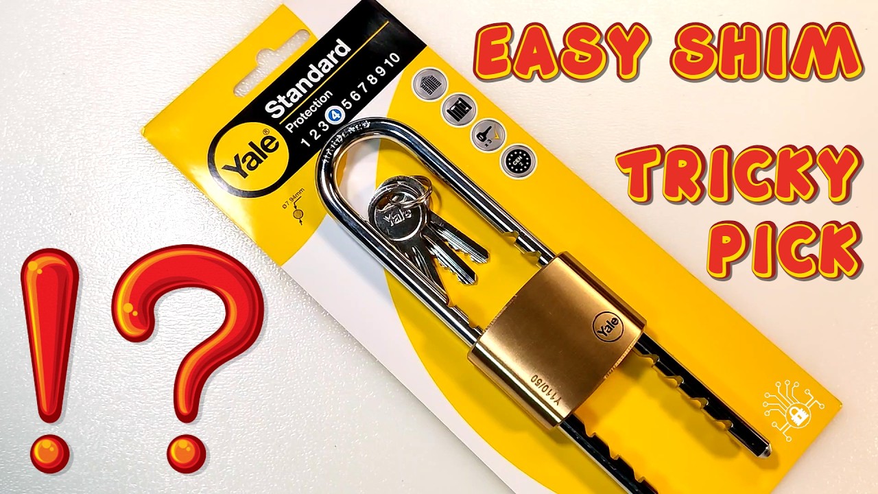 Tricky pick but easy to shim 😠 Yale Y110/50 - YouTube