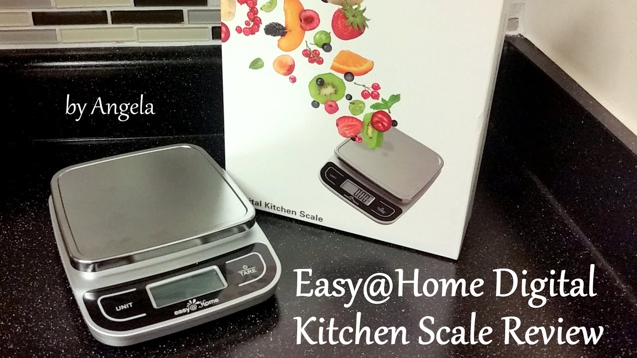 Easy@Home Digital Kitchen Scale - Amazon Product Review - YouTube