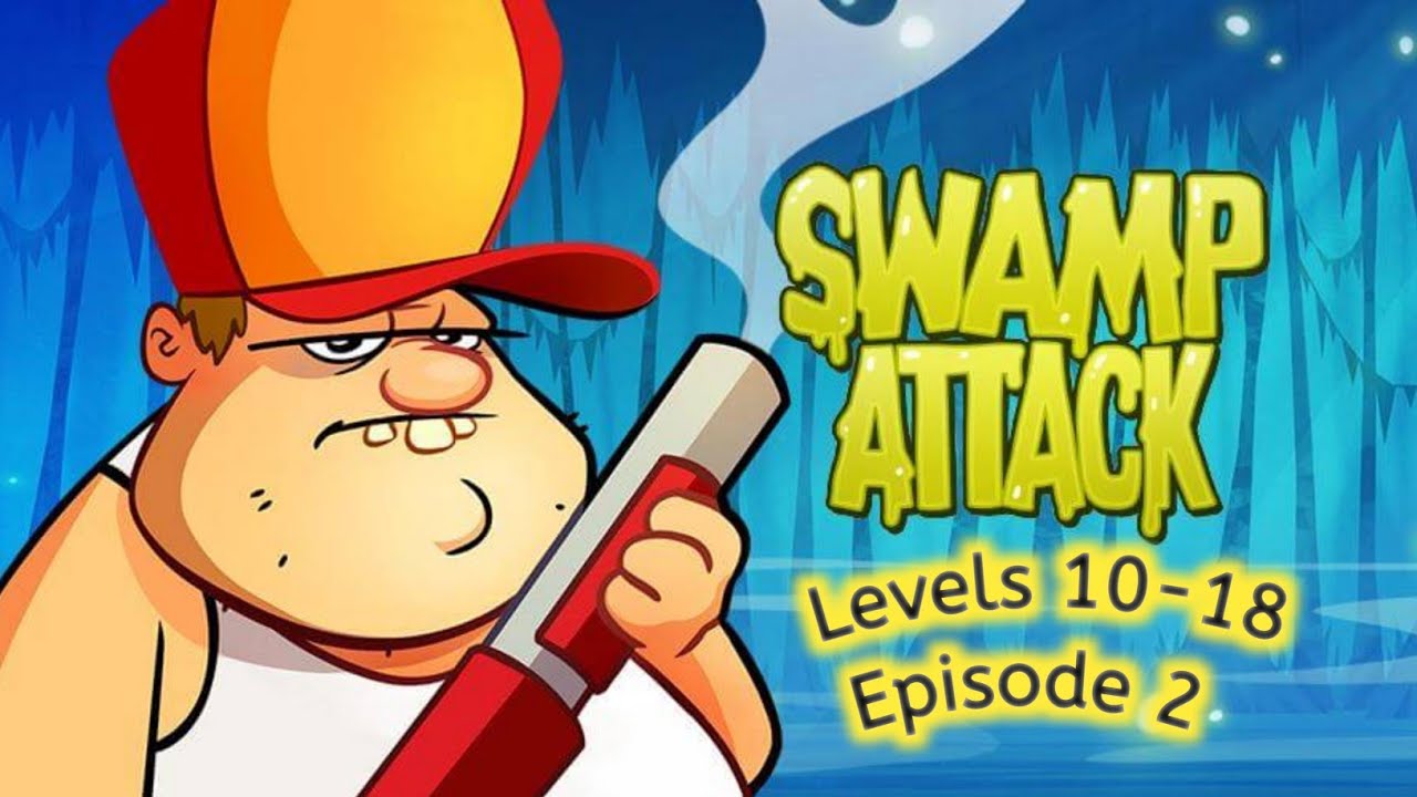 Swamp Attack - Gameplay Walkthrough Episode 2 Full-Levels 10-18 - YouTube