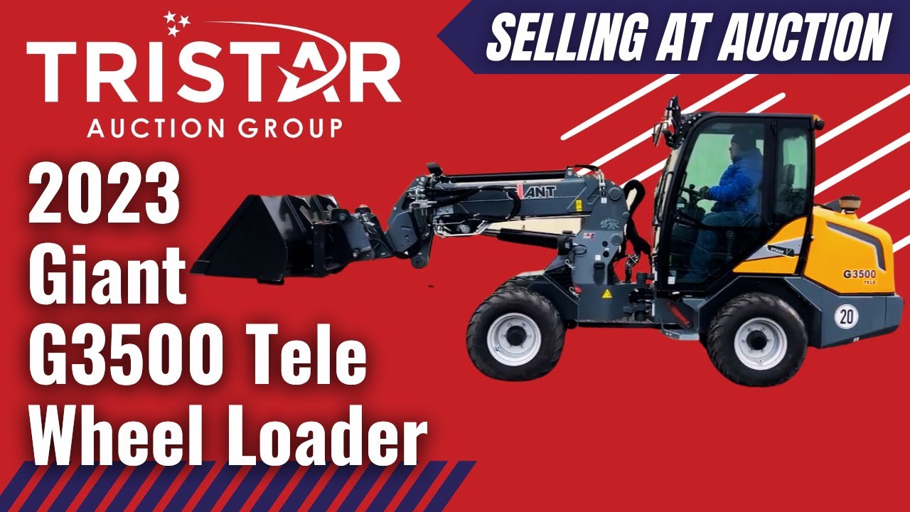 2023 Giant G3500 Tele Wheel Loader (5771) - Selling at auction - YouTube