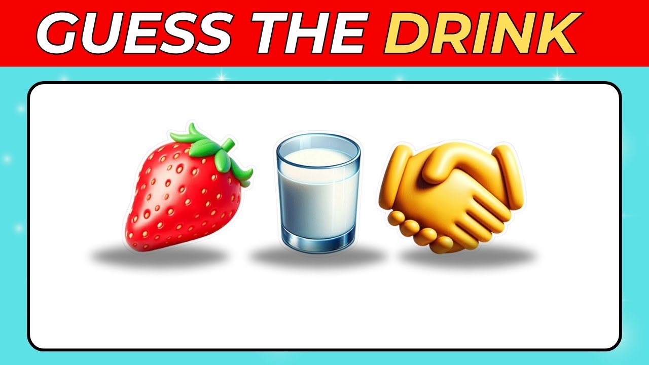 Can you guess the drinks by emoji | Guess the drink 🍷🍻 - YouTube